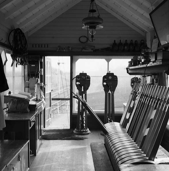 Fenny Compton Station: An internal view of Fenny Compton's joint GWR ...